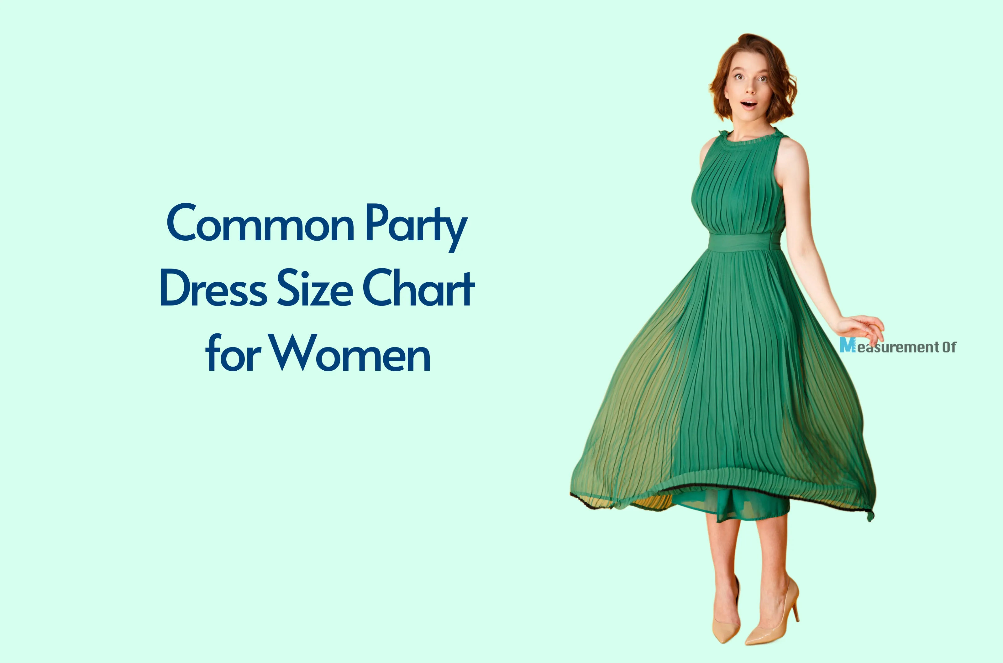 Common US Party Dress Size Chart For Women